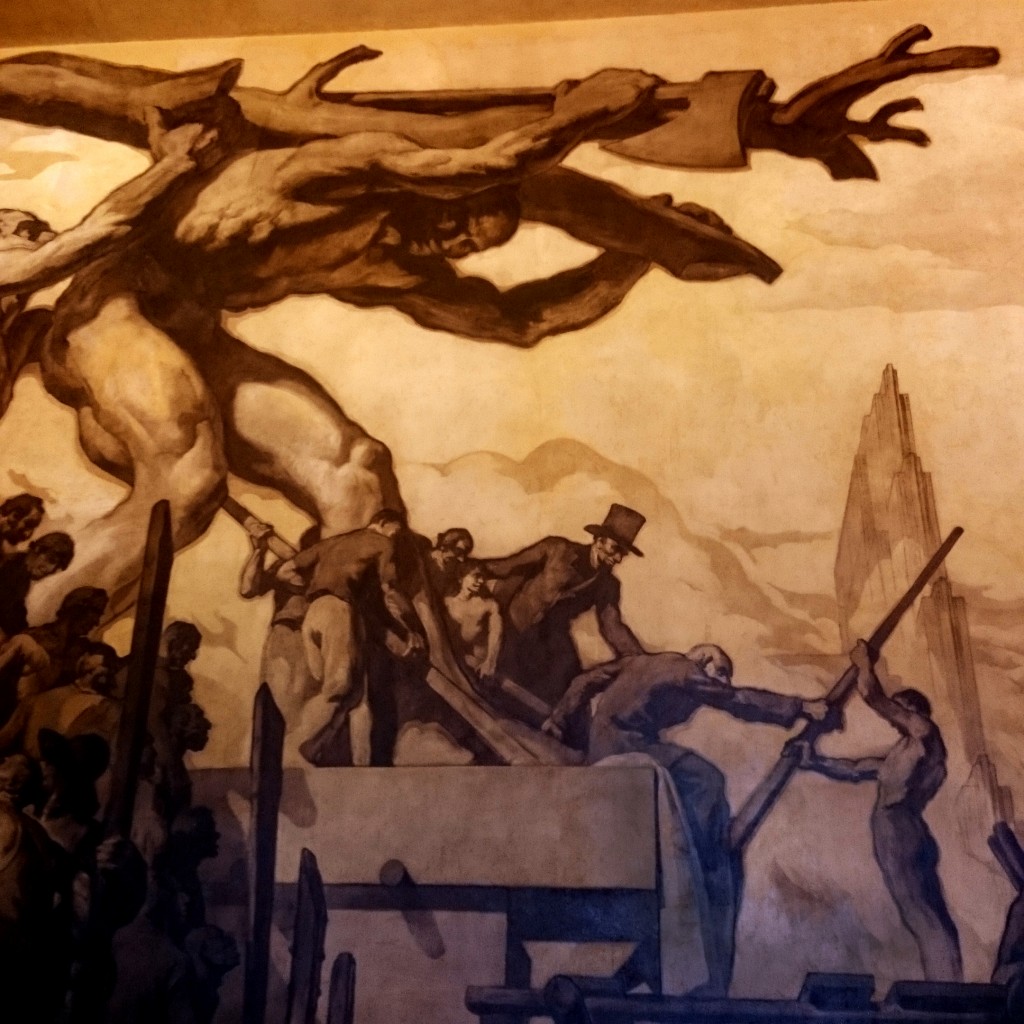 Les pintures murals de Josep Maria Sert al Rockefeller Center de NY ...